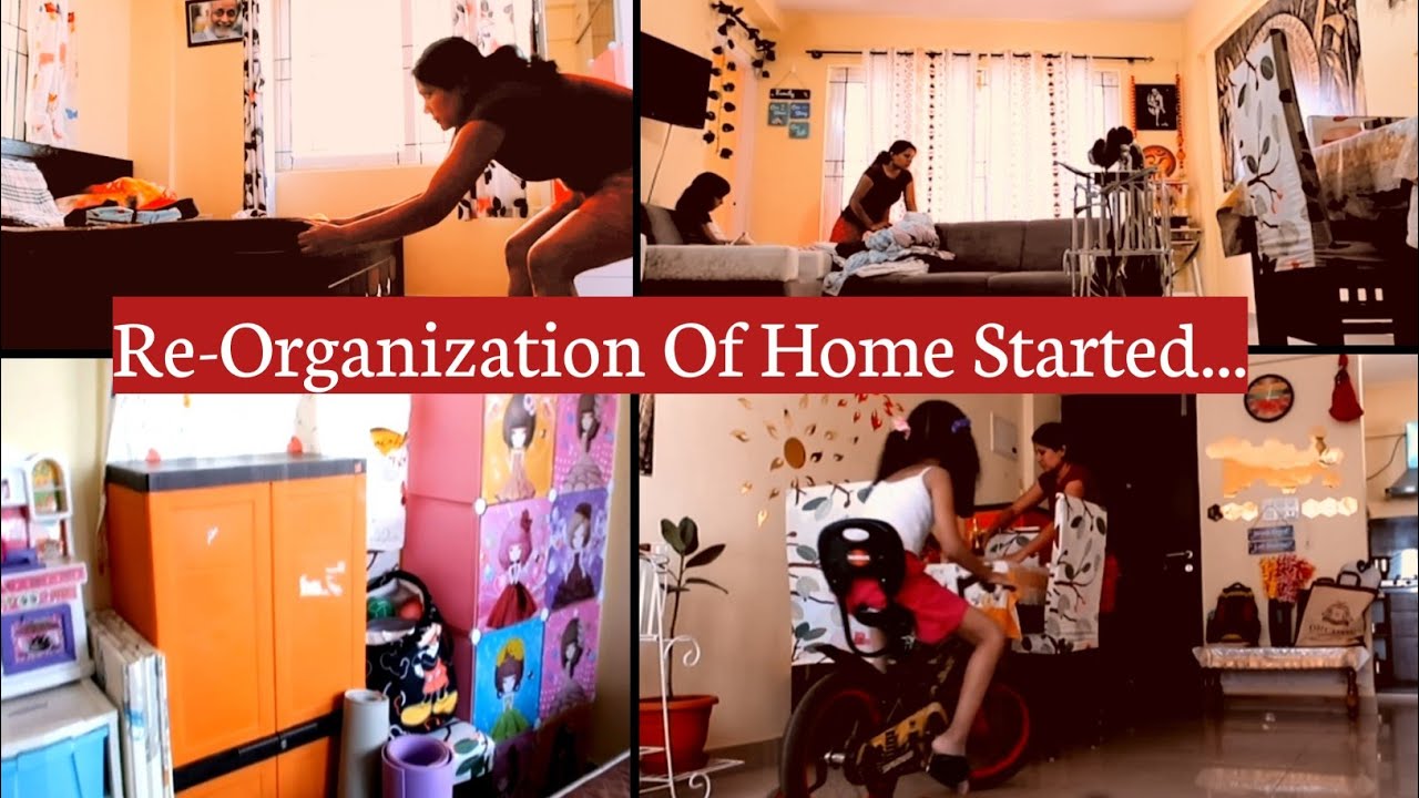 Re-Organization Of Home Started....Has to Do This Before Going - YouTube