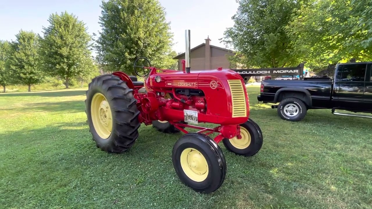Cockshutt 50 ready for Heritage Steam Show 2022 - Paisley, ON - YouTube