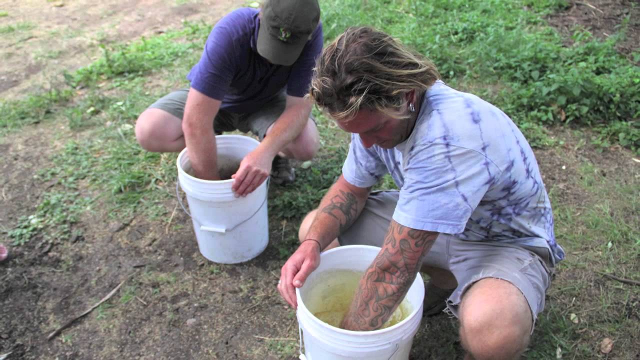Making biodynamic barrel compost - YouTube