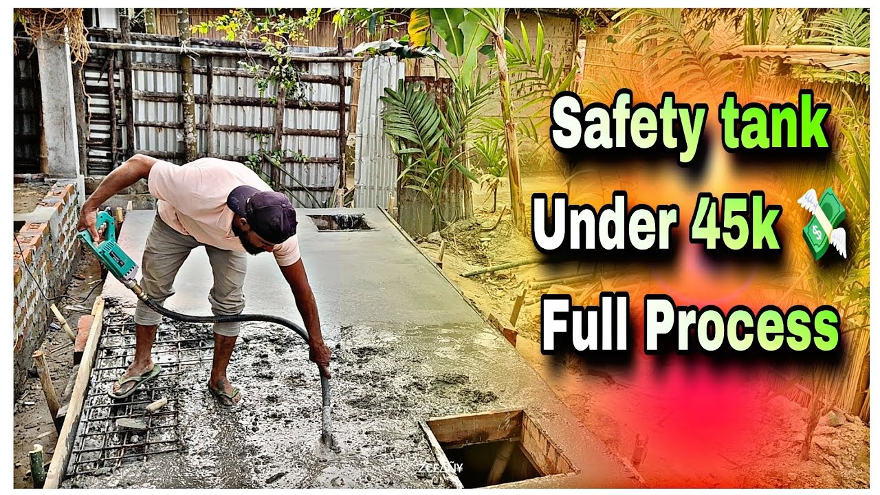 Safety tank Under 45k 💸 full Process 🤩👍 @FamousRajmistri toilet tank ...