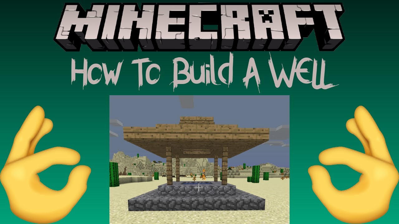 How To Build A Well In Minecraft!! (Easy Build) - YouTube