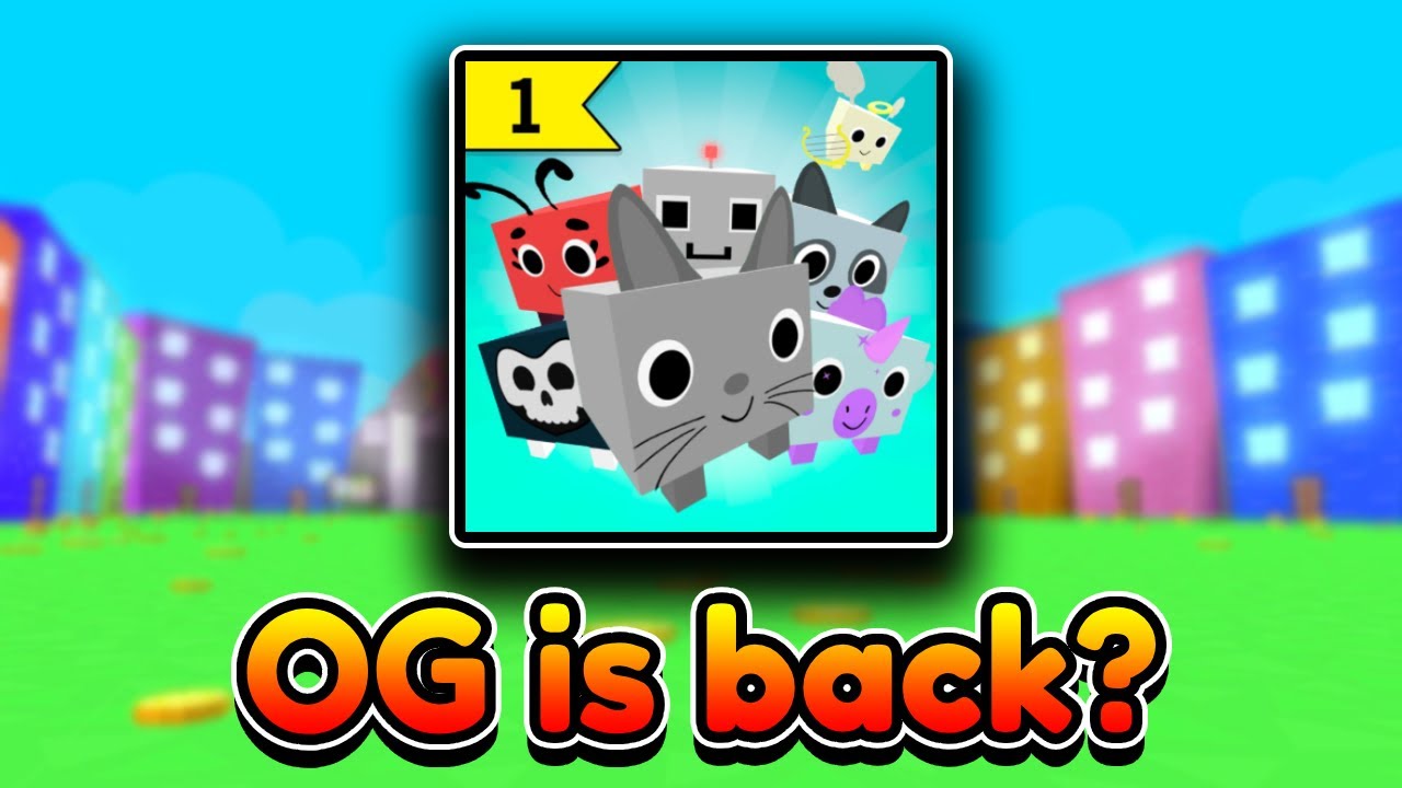 They are bringing back the OG Pet Simulator in Pet Simulator 99 😱 - YouTube