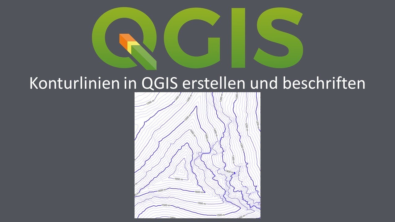 QGIS 3.28 | Konturlinien (Höhenlinien) erstellen und beschriften ...