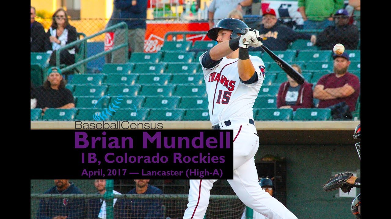 Brian Mundell, 1B, Colorado Rockies — April 2017 - YouTube