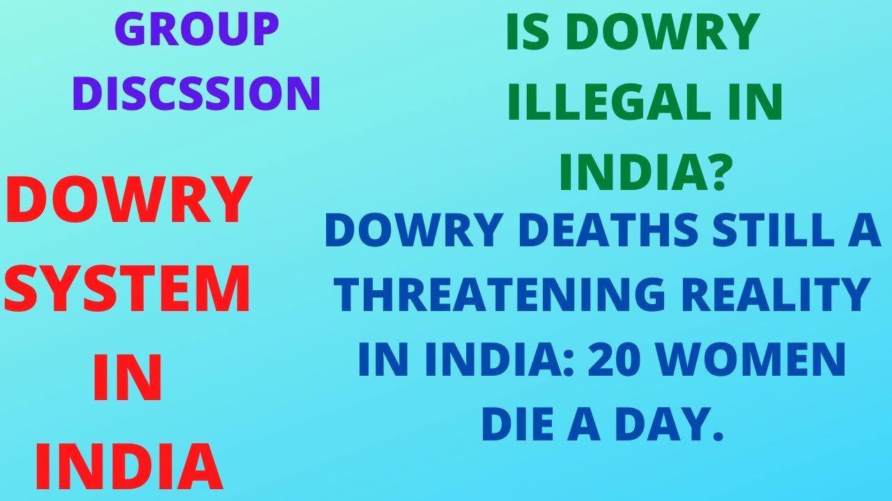 A GROUP DISCUSSION ON THE TOPIC OF "DOWRY SYSTEM" AMONG STUDENTS. - YouTube