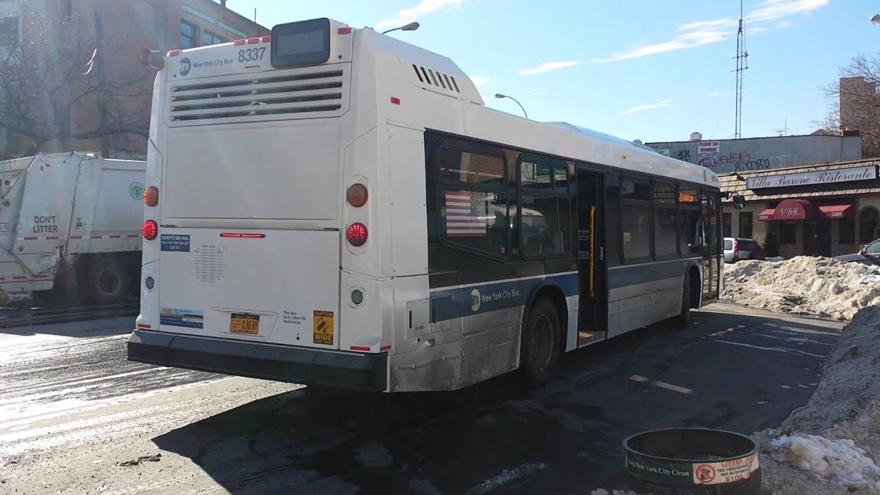 MaBSTOA Bus: Hutchinson Metro Center Bound Nova Bus LFS [#8337] Bx24 ...