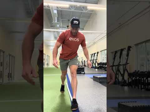 The Rehab Project - In Line Lunge FMS Test - YouTube