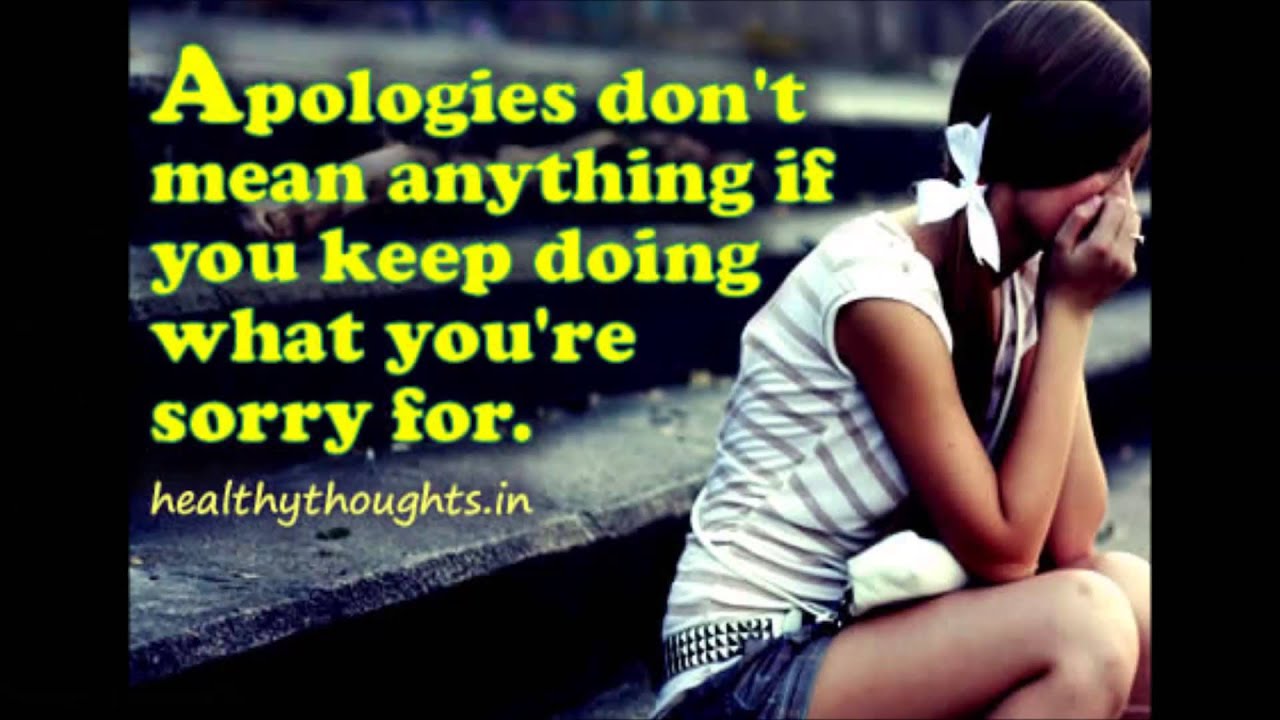 A Proper Apology - YouTube