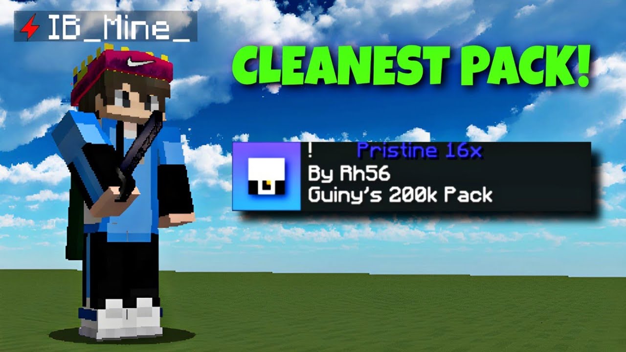 The Cleanest PvP Texture Pack [CLEAN] | pristine 16x | FPS BOOST - YouTube