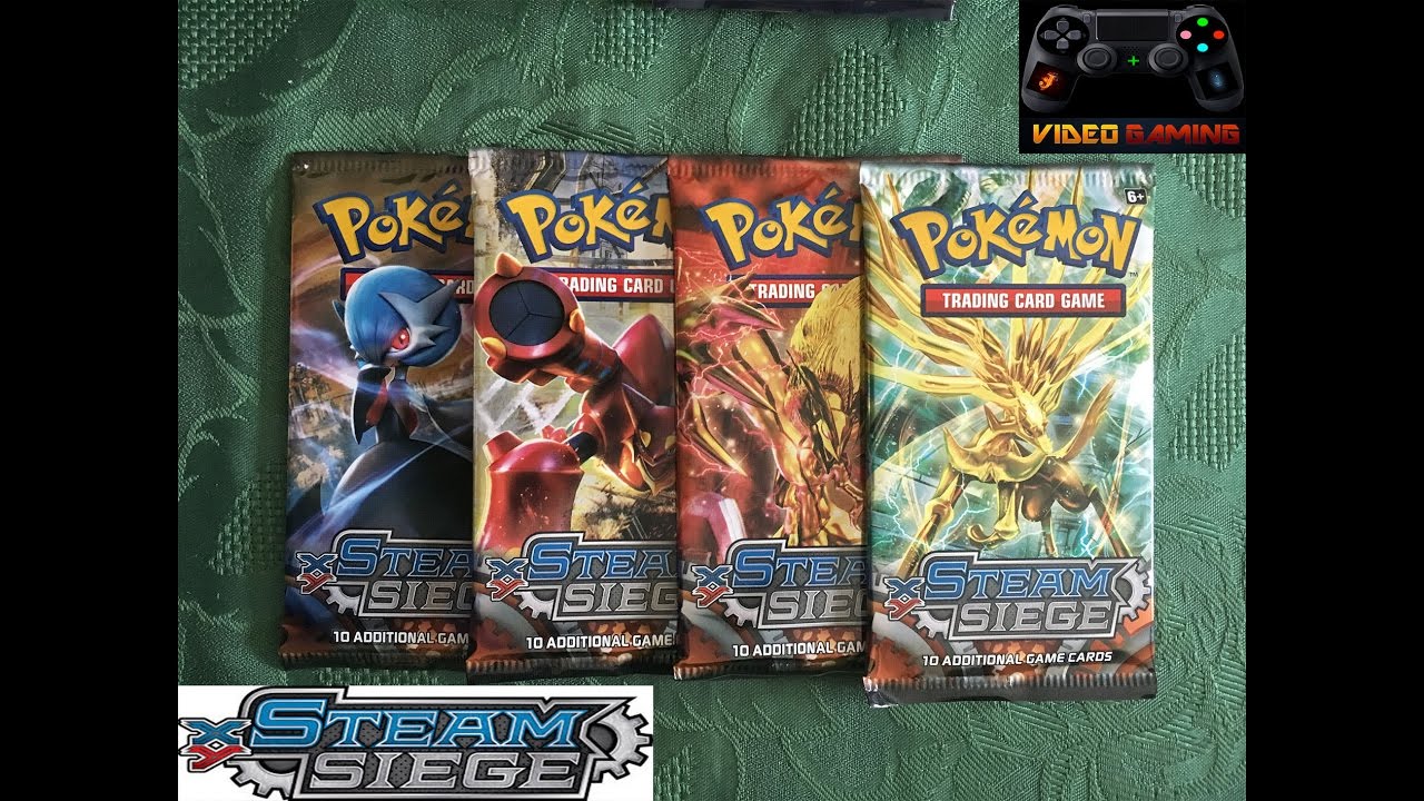 Pokemon Steam Seige Pack Opening - YouTube