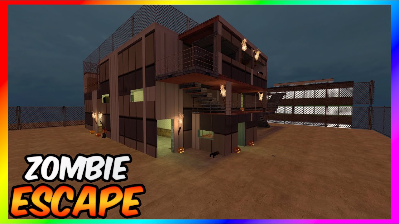 CS:S Zombie Escape ze_atix_panic_b3t_halloween_v1 on UNLOZE - YouTube
