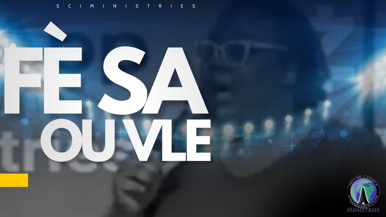 Fè sa ou vle Senye | Senyé m deside poum fini nan menw | SCIMInistries ...