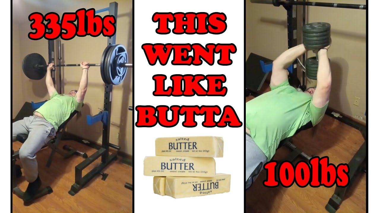 Heavy Incline Chest Presses & SkullCrushers 2 28 23 - YouTube