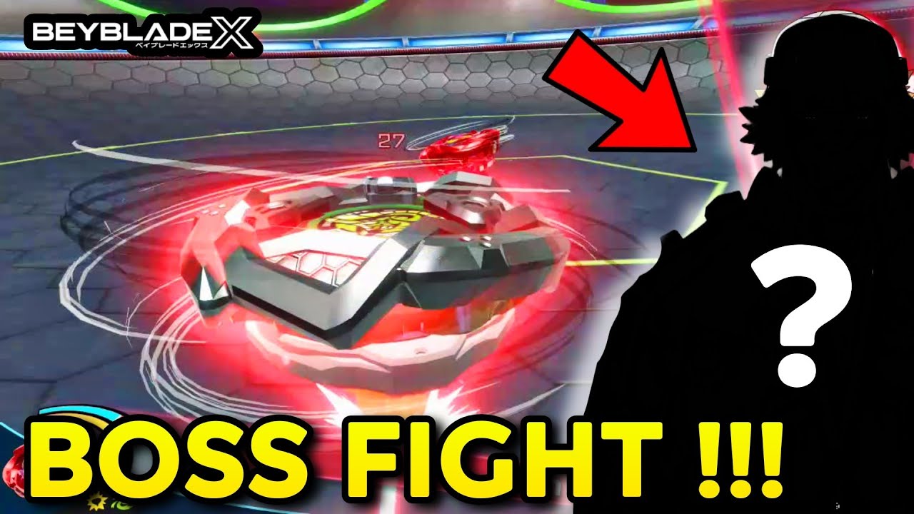 BOSS FIGHT !!! Lets defeat the boss in Beyblade x game - YouTube