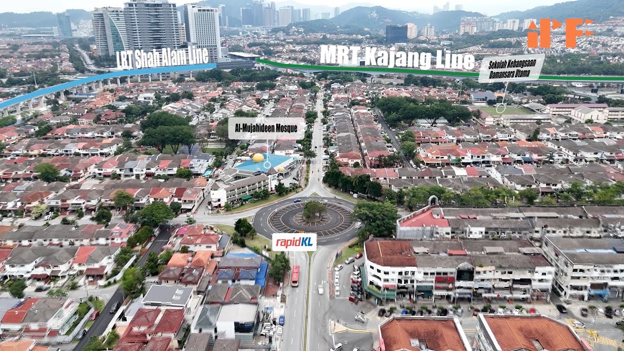 Damansara Utama Aerial Tour | Malaysia Drone Video (UPDATED) #dji # ...