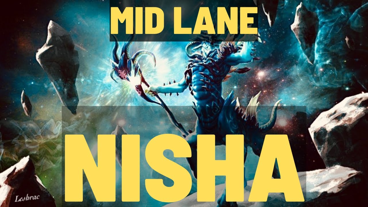 2️⃣ Nisha Leshrac Mid 🔥 Player Perspective | 7.33d Full Gameplay ...