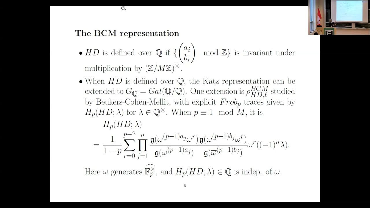 Hypergeometric functions, Galois representations, and modular forms ...