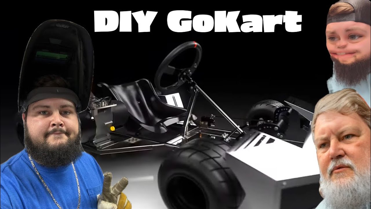 Ricky and Roscoe help me build a Go Kart Part 1 - YouTube