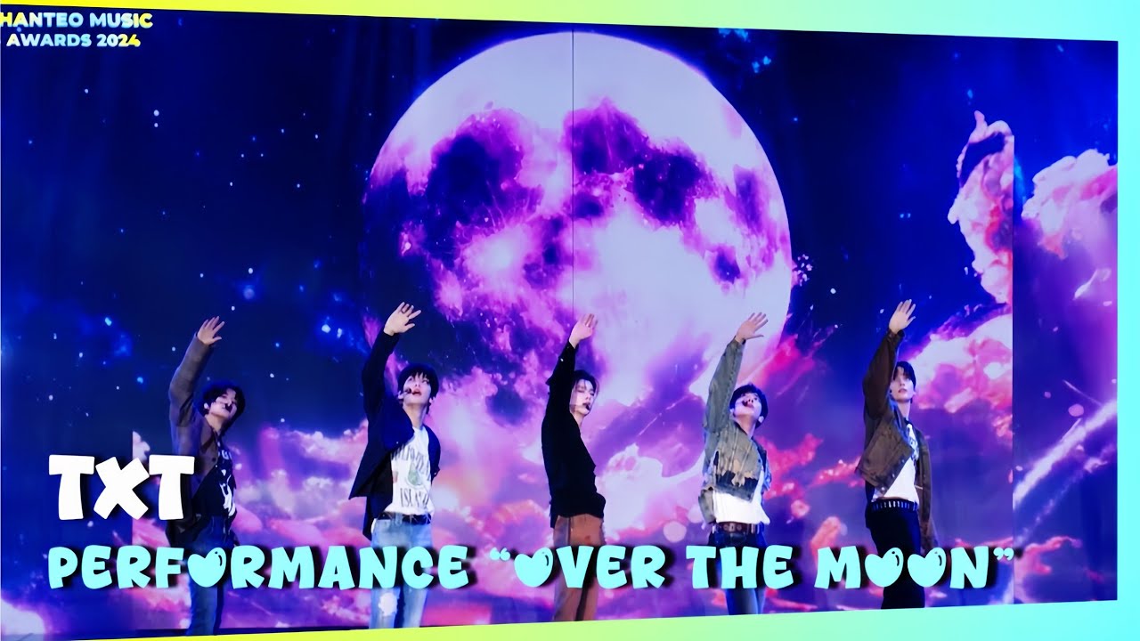 HMA Hanteo music awards 2025 TXT OVER THE MOON PERFORMANCE - YouTube