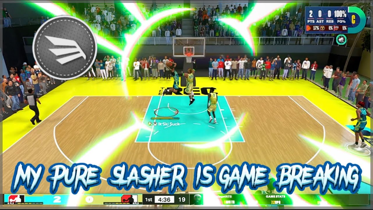 THIS PURE SLASHER BUILD CAN’T STOP DUNKING 🫣🔥‼️| 2K24 GAMEPLAY | - YouTube
