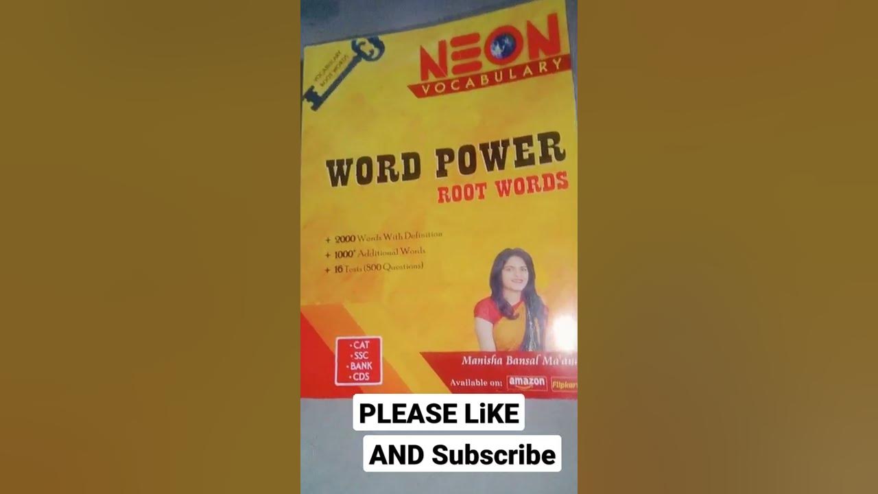Word Power By Root Words Book Review YouTube word-power-by-root-words-book-review-youtube