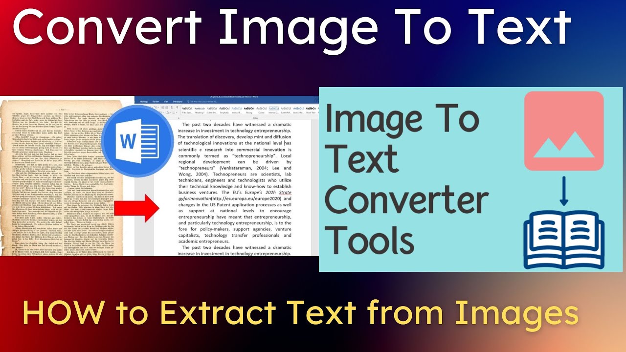 How to Convert Image to Text in Microsoft Word on one Click - YouTube