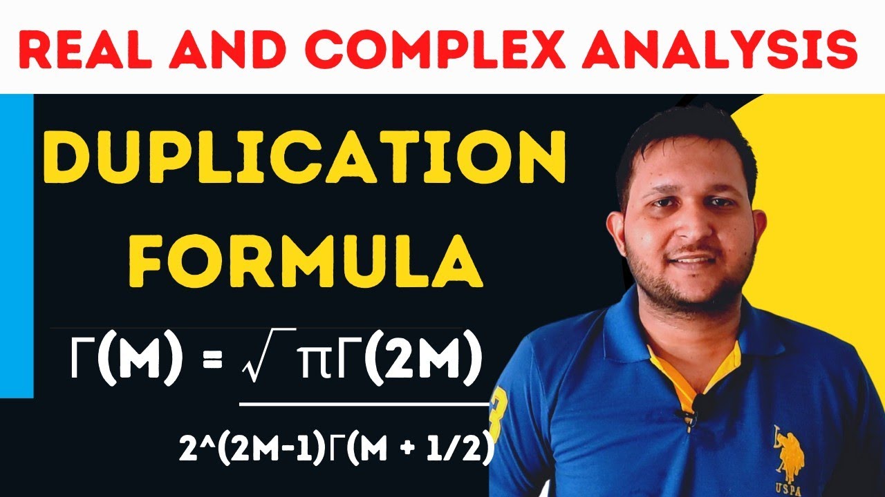 Duplication formula | Properties of gamma function | bsc 3rd year maths ...