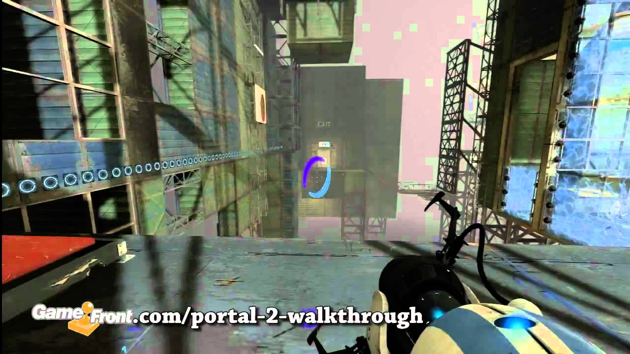 Portal 2 Cooperative Walkthrough - PT. 34 -Mobility Gels - Test 2/8 ...