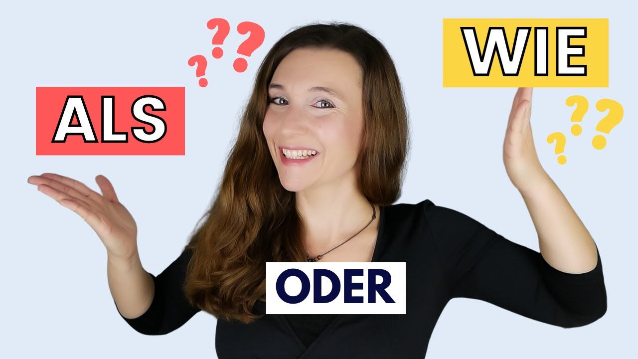ALS oder WIE? 🇩🇪 Lerne die richtige deutsche Grammatik! (Deutsch lernen B1, B2, C1) - YouTube