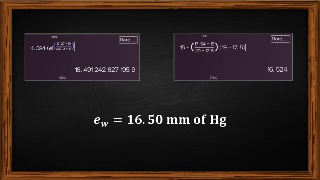 Evapotranspiration Equations and Actual Evapotranspiration ...