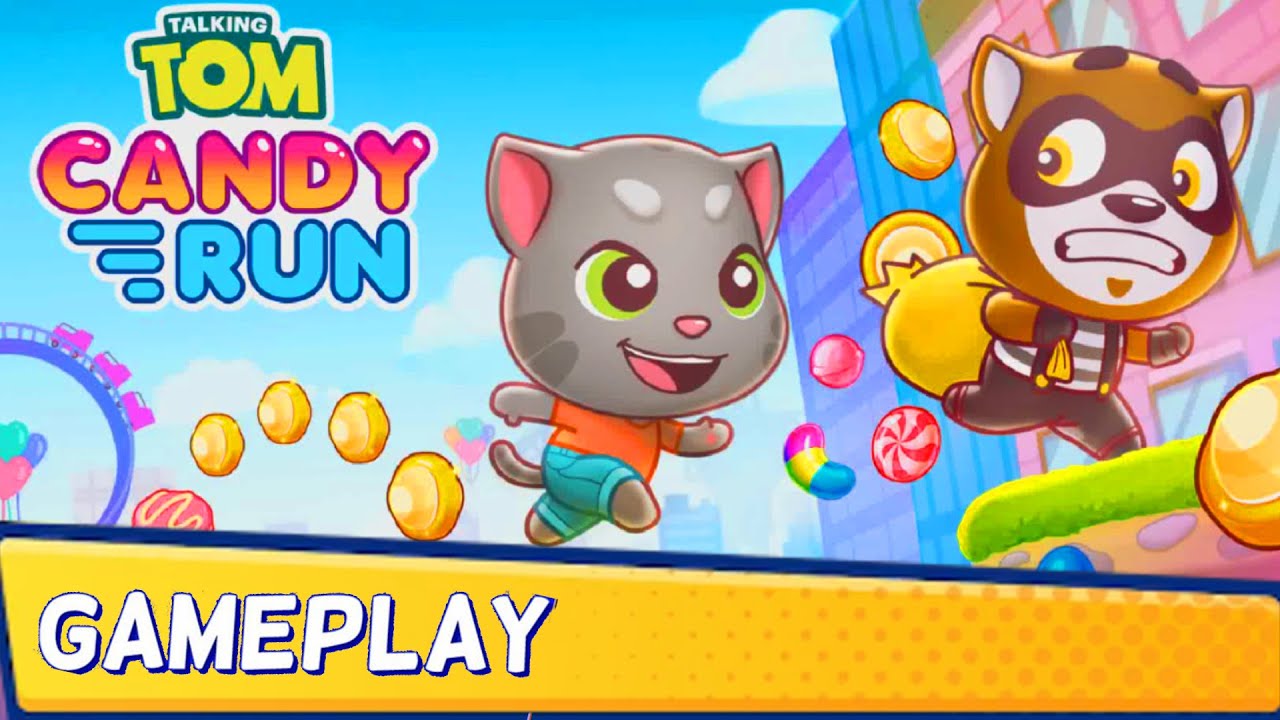 Talking Tom Candy Run Android Gameplay #1 Full HD - YouTube