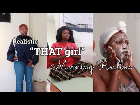 My Realistic THAT Girl Morning Routine| Hermella Moses #morningroutine #thatgirl #skincare