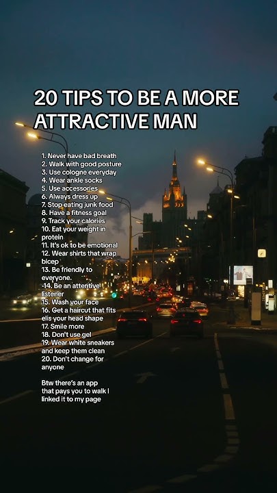 20 tips to be a more attractive man - YouTube