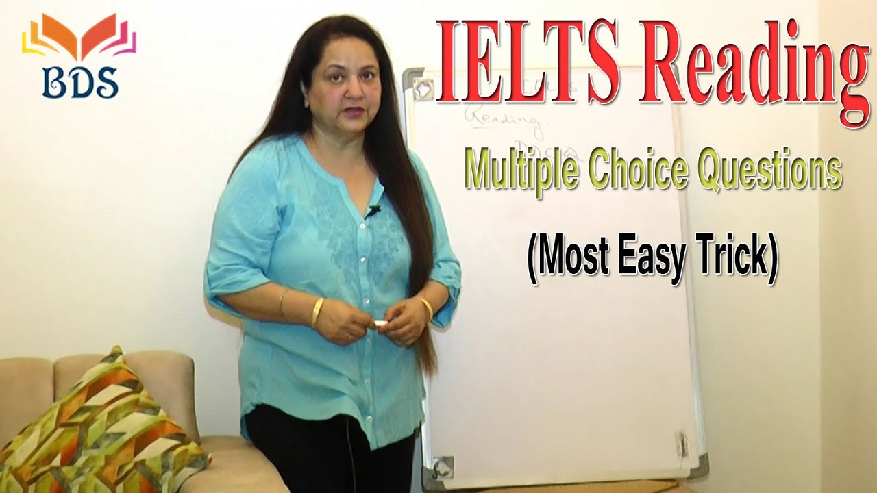 IELTS Reading - Multiple choice questions (most easy trick) | How to ...