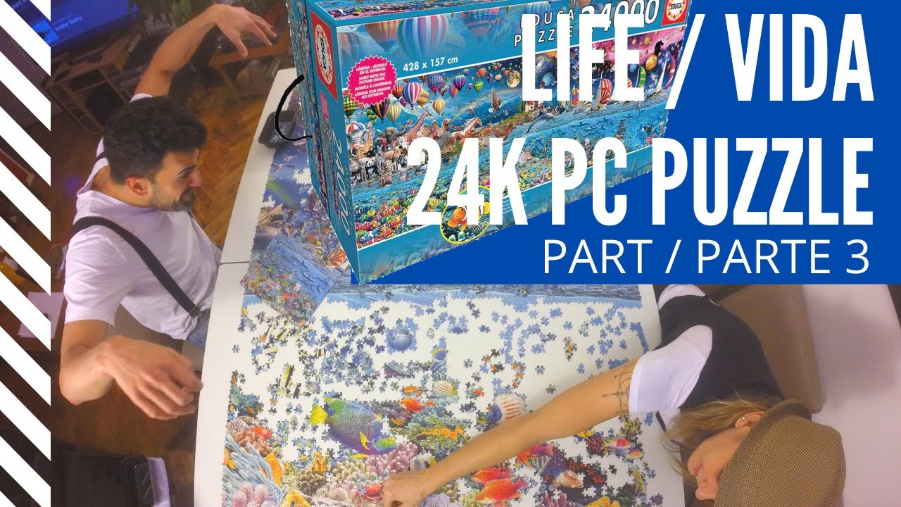 24000 pc Life jigsaw puzzle - Part 3 - YouTube