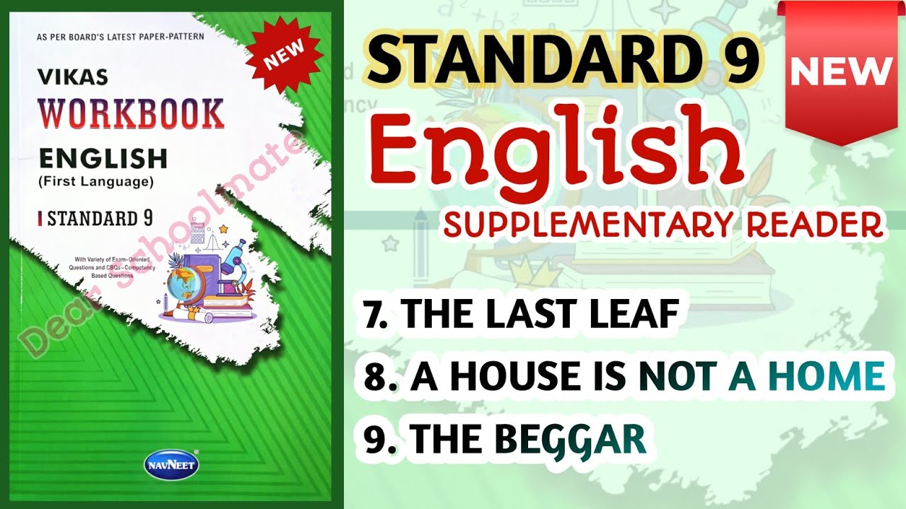 Std-9 English | Supplementary Reading Unit:7, 8 and 9 | Vikas Workbook ...