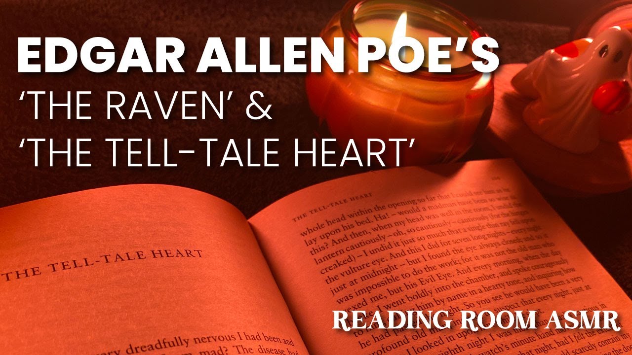 Halloween ASMR | Edgar Allen Poe's 'The Tell-Tale Heart' and 'The Raven ...