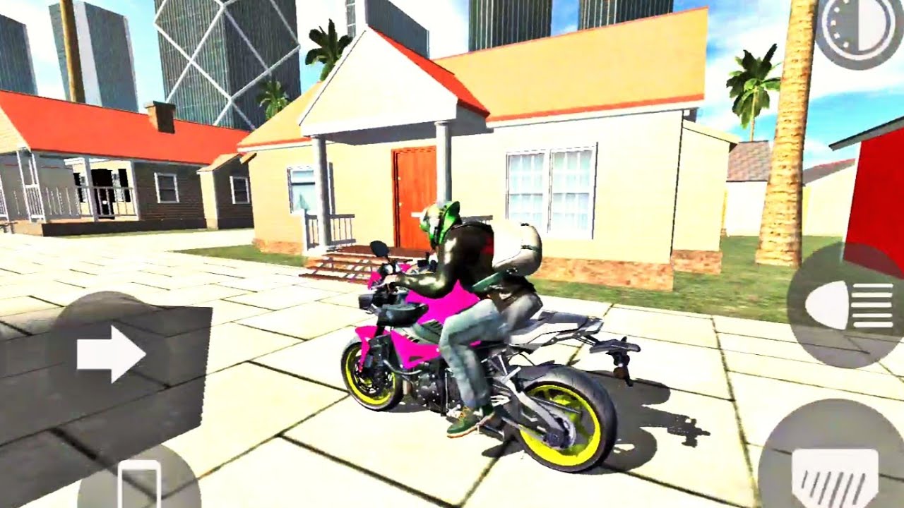 NS 220 sport bike riding stunts Indian Bike race 3D game Android game play #gaming #viral #games ...