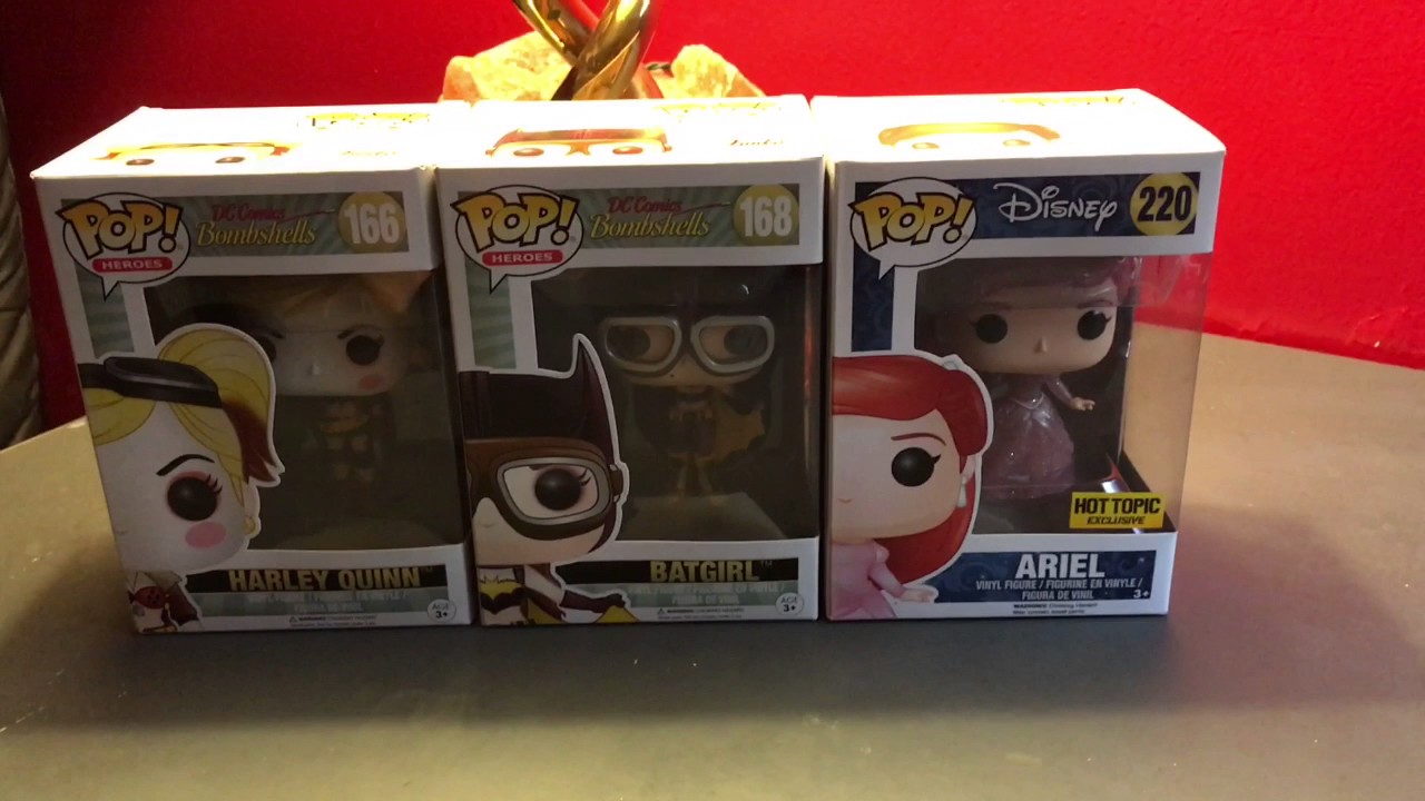 Funko Pop found Hot Topic Exclusive Dc And Disney - YouTube