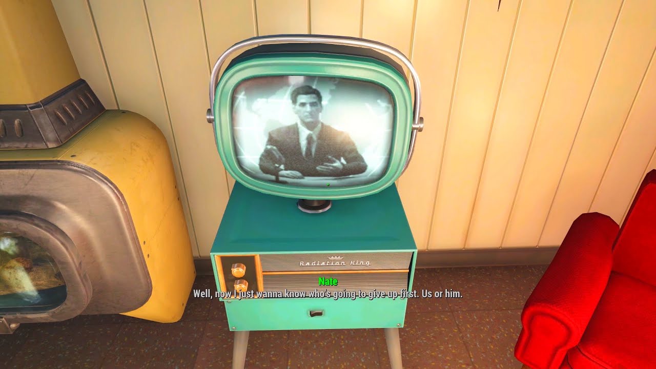 Watching TV in Fallout 4 - YouTube