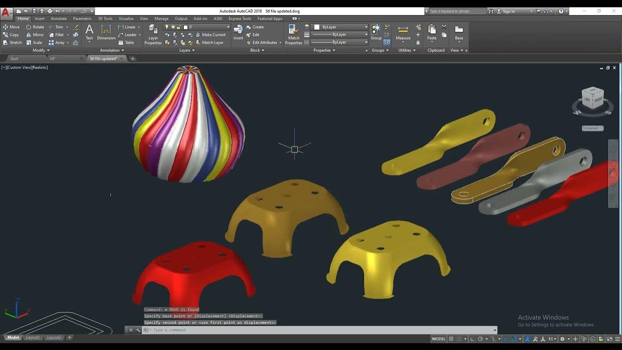 3D Modeling In AutoCAD || How to Use Loft Command || How to use Shell Command - YouTube