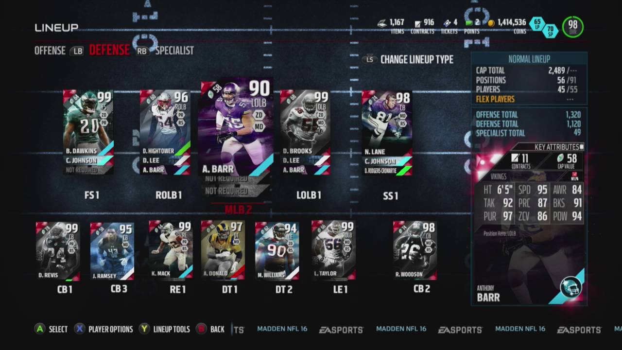FREE MADDEN 16 OFFENSIVE & DEFENSIVE eBOOK'S | Ultimate Team 98 Overall ...