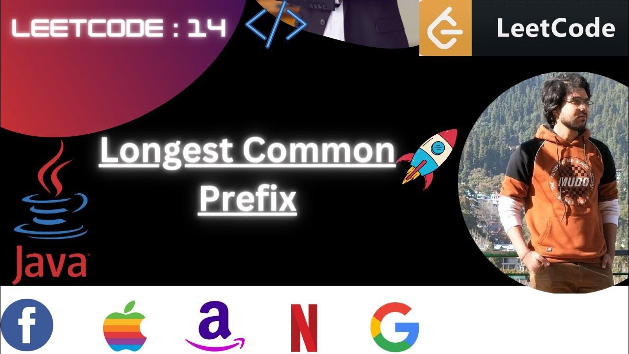 Leetcode 14longest Common Prefix By Nishant Sir Youtube 4056
