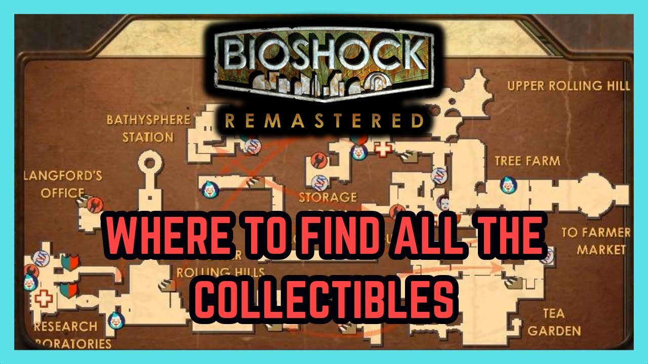 Bioshock Remastered All Collectibles Locations - Arcadia - YouTube