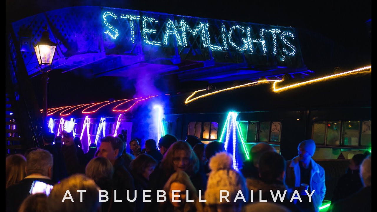 Steamlights Bluebell Railway 2021 - YouTube