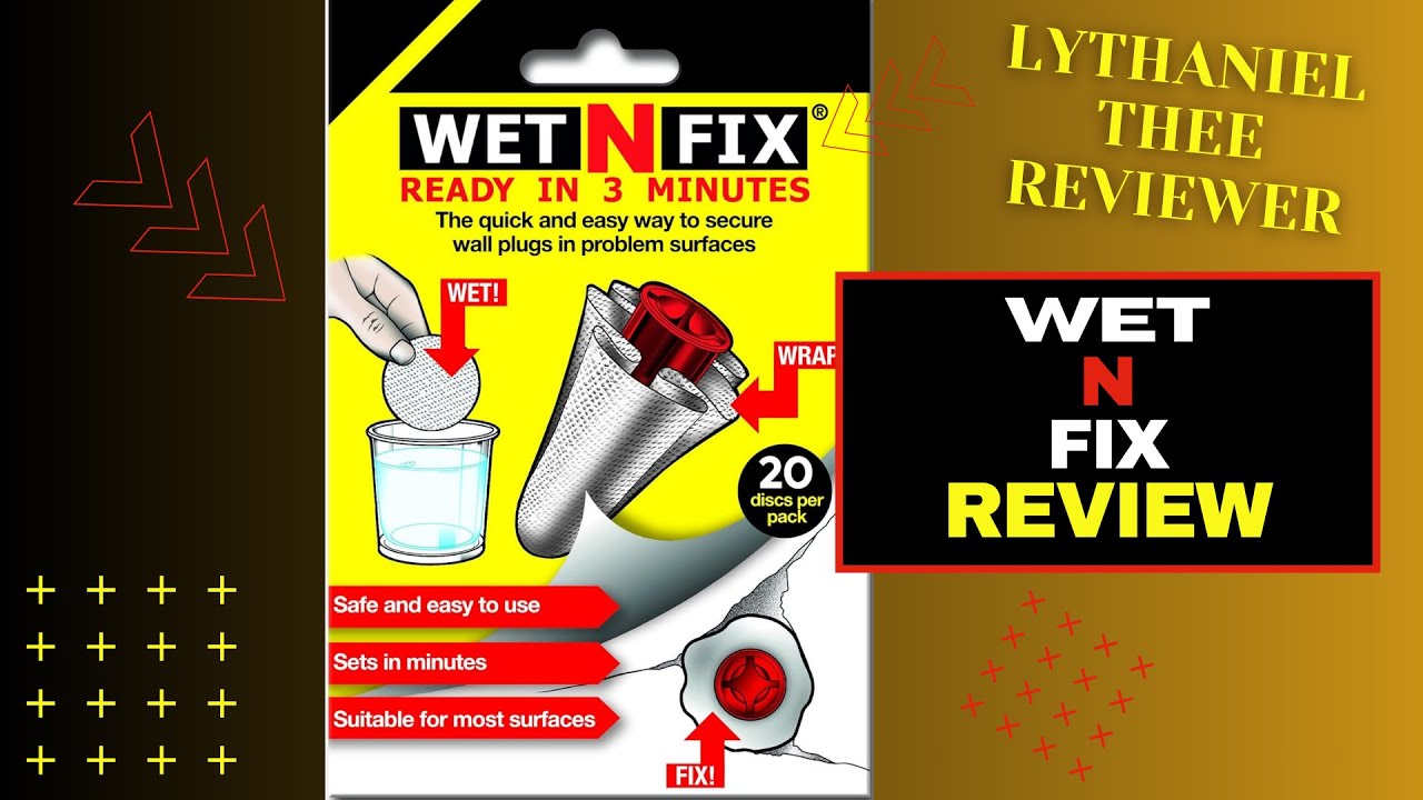 Wet N Fix Wall Plug Repair Review - YouTube