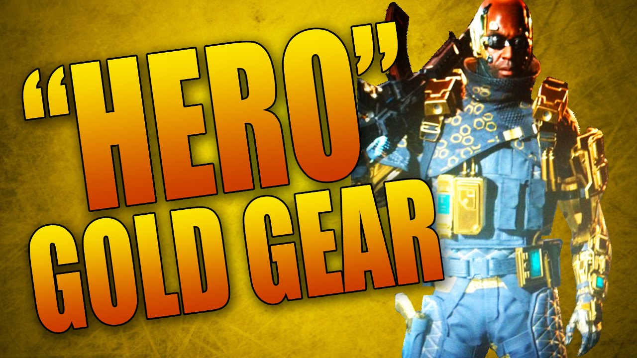 Gold "HERO" Character Gear in Black Ops 3! (Last Armor Unlock) - YouTube