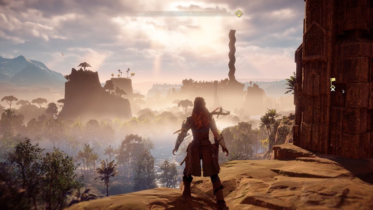 Horizon Zero Dawn - PS4 - Tutorial - Shadow Sharpshot Bow & Journey to ...