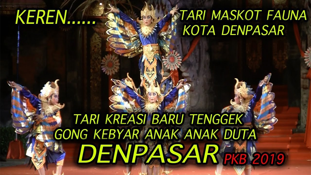 TARI KREASI TENGGEK (tari maskot fauna kota denpasar ) GK Anak - Anak ...