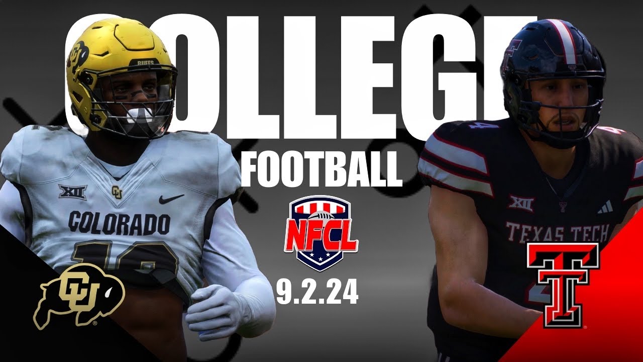 CFB25 | COLORADO BUFFALOS VS TEXAS TECH RED RAIDERS | WK10 |NFCL # ...